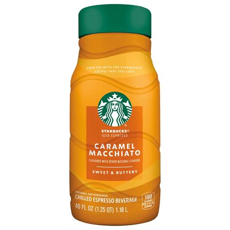 Starbucks Caramel Macchiato Chilled Espresso Beverage Shop Coffee At