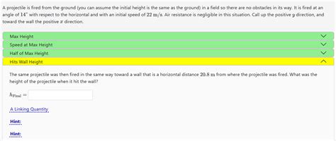 The Same Projectile Was Then Fired In The Same Way Chegg Com