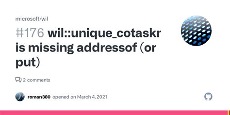 wil unique cotaskmem ptr is missing addressof or put · issue 176