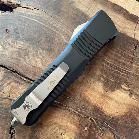 Microtech Combat Troodon Hellhound Te Black Stonewash Standard