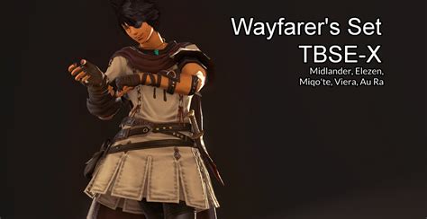 Wayfarers Set Tbse X The Glamour Dresser Final Fantasy Xiv Mods