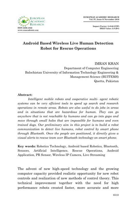 pdf android based wireless live human detection robot for