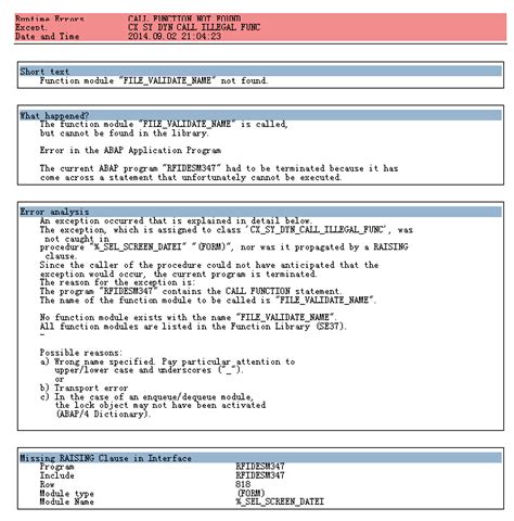 re function model file validate name missing sap community