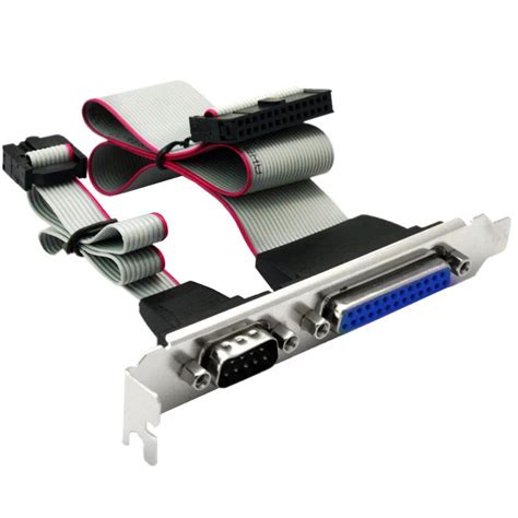 9Pin Serial DB9 Male 25Pin Hole DB25 Female Parallel Expansion Cable Motherboard DB9 RS232 DB25