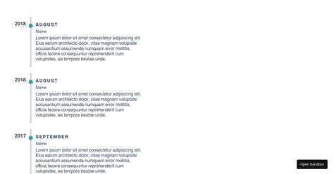 Timeline Vue Codesandbox