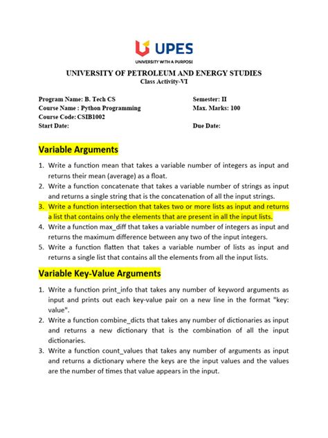 Class Activity Vi Pdf Function Mathematics Parameter Computer Programming