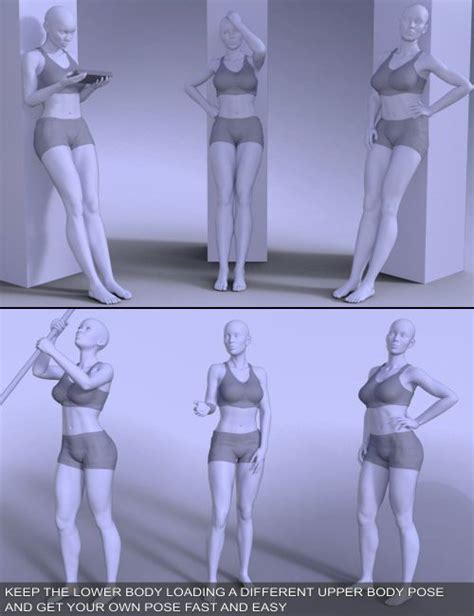 Easier Pose Creation For Genesis 8 Female And Monique 8 3d Models For
