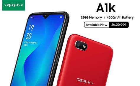 Oppo A1k Launched In Pakistan With 4000mAh Battery Large Display And An Amazing Price Tag