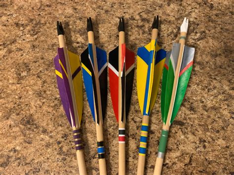 Build Your Own Dozen Custom 3 Fletch Spliced Wood Arrows Etsy
