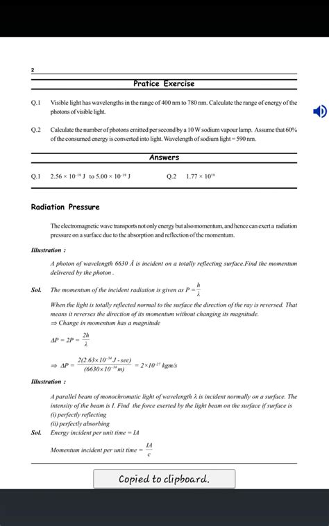 SOLUTION Iit Jee Physics Study Material Iit Jee Physics Study Materialchap Modern Physics