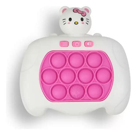 Juguete Pop It Quick Push Electrónico Sensorial Hello Kitty Meses Sin Interés