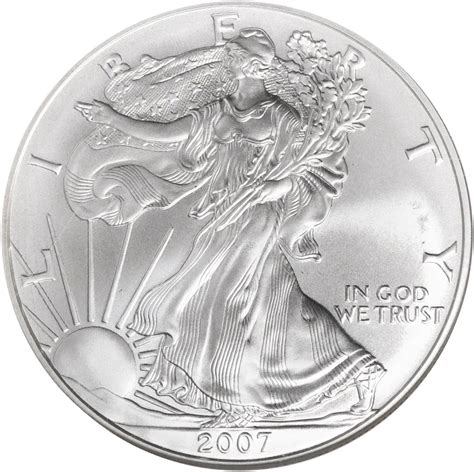 2007 American Silver Eagle Prices Ungraded Ngc Pcgs Values
