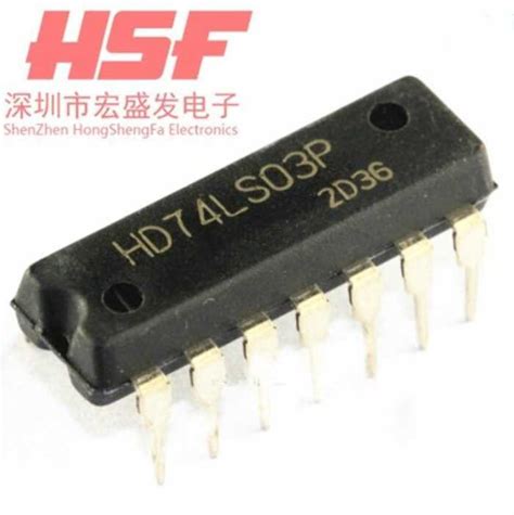 Insert 74ls03 Sn74ls03n Hd74ls03p Nand Gate Dip 14 With Open Collector Shopee Philippines