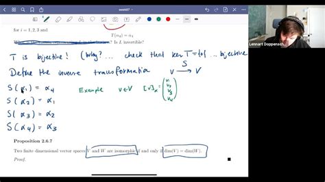 Linear Algebra Ii Mat224 Lecture14 Youtube