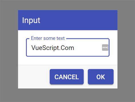 Promise Dialog Component For Vue 3 Vue Script