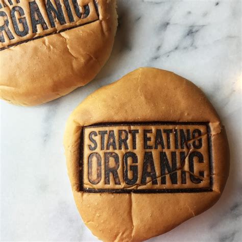 Custom Food Branding Iron Start Eating Organic