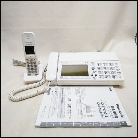 Panasonic パナソニック FAX電話機 親機 KX-PZ628 / 子機 KX-FKD602-W / KX-PZ628DLE 通電確認 ...