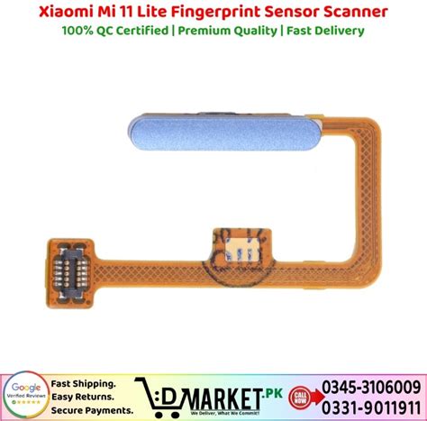 Original Xiaomi Mi 11 Lite Fingerprint Sensor Scanner For Sale