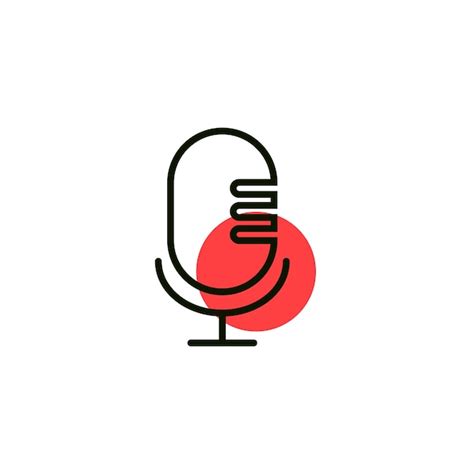 Premium Vector Microphone Icon