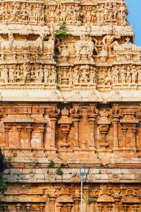 Architecture Details Of Facade Sri Padmanabhaswamy Temple In Trivandrum