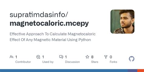 Github Supratimdasinfomagnetocaloricmcepy Effective Approach To Calculate Magnetocaloric