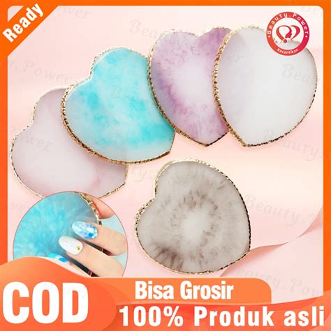 Jual Palet Resin Piring Pajangan Seni Kuku Pallet Nail Art Shell Alat