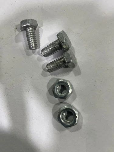 Ms Full Threaded Hex Bolt Nut For Hardware Fitting Diameter 6 Mm At