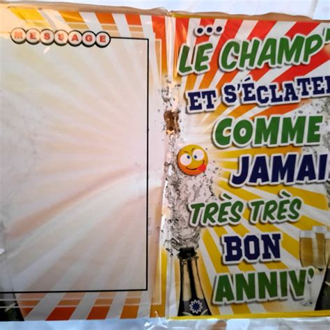 Carte géante anniversaire L occasion est trop belle