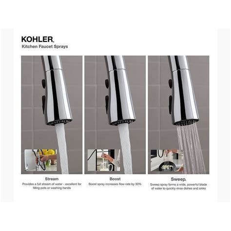Kohler K 596 Vs Simplice Single Hole Kitchen Sink Faucet With 16 58