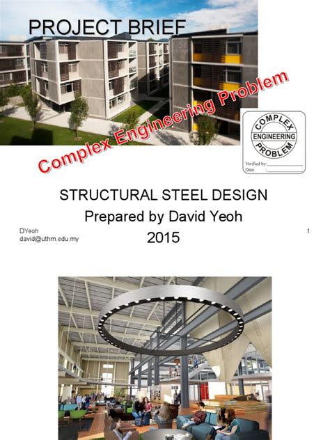 Steel Design Project Pdf Cognition Business