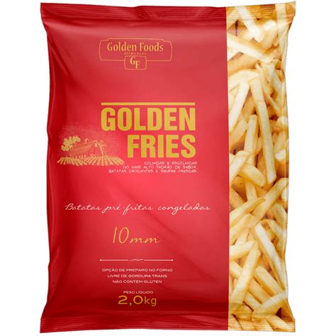 Batata Golden Fries 2kgs Conf 10mm Supermercadosimperatriz