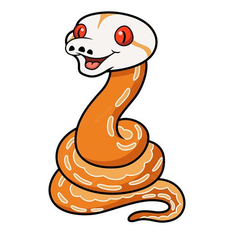 Premium Vector Cute Albino Sunfire Tiger Het Genetic Stripe