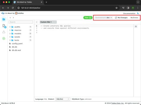 Browser UI Guide SQLMesh