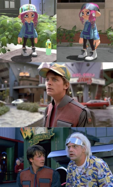 Splatoon 3 X Back To The Future R Splatoon3