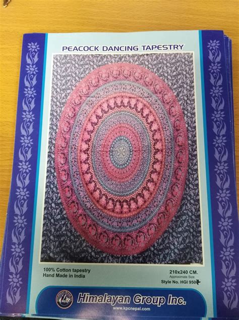 Large Dancing Peacock Tapestry Hgi9507 — Himalayan Group Inc