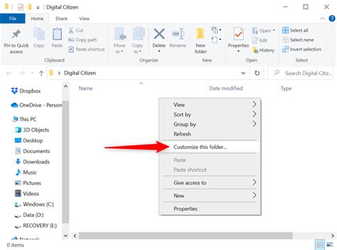 How To Change A Folder S View Template In Windows 10 S File Explorer