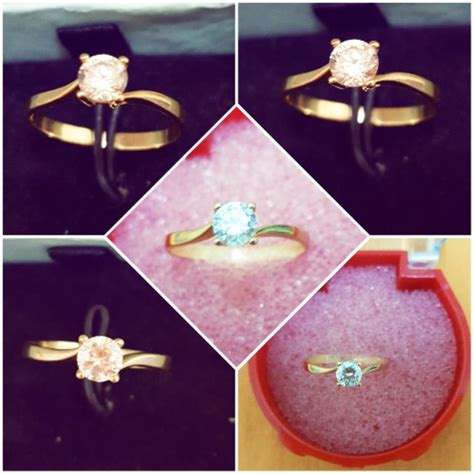 Cincin Tunang Emas Putih Malaysia Dorothy Martin