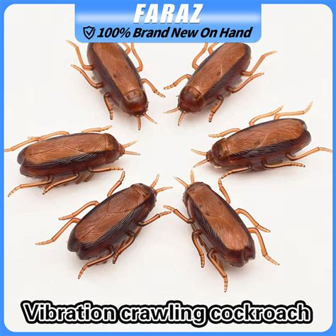 Crawling Cockroach Toy Prank Fake Cockroaches Electronic Simulated