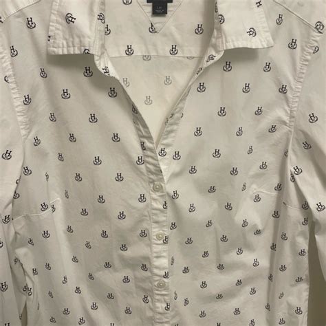 Tommy Hilfiger Tops Tommy Hilfiger Classic White Shirt With Black