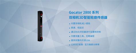 Gocator 2800系列 双相机3d线激光轮廓传感器 大恒图像