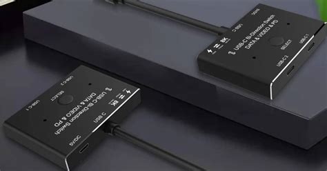 USB C Video Switch Connect Two Devices To The Same Screen El Output