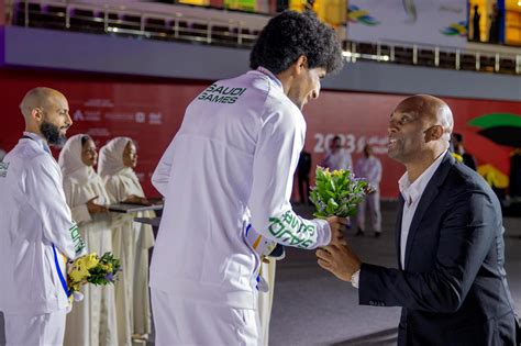 Immaf Immaf President Kerrith Brown Attends 2023 Saudi Games As World