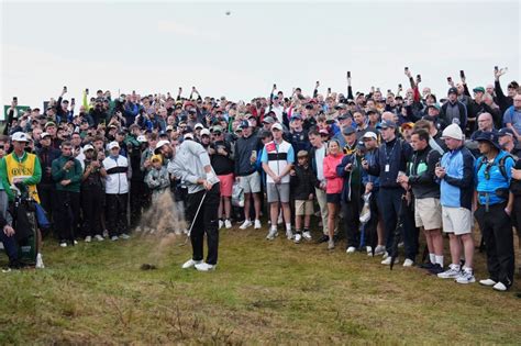 Scottie Scheffler With A 64 Sets A Daunting Target At The British Open Troy Record