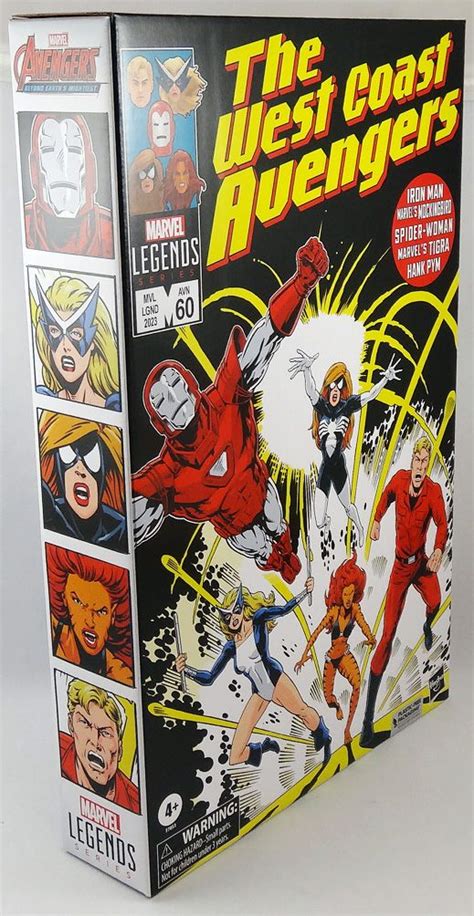 Marvel Legends The West Coast Avengers Mockingbird Tygra Spider