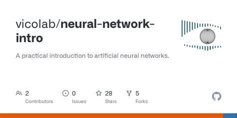 Github Vicolabneural Network Intro A Practical Introduction To