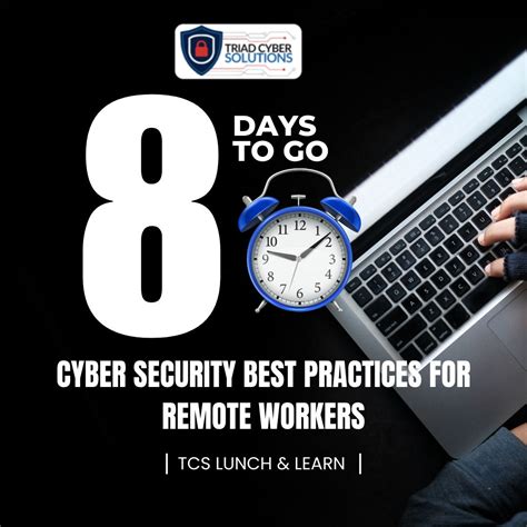 Triad Cyber Solutions On Linkedin Cybersecurity Webinar Remotework Businesssecurity
