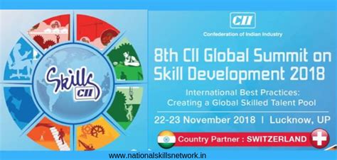 8th Cii Global Summit On Skill Development 2018 Lucknow
