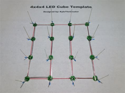 4x4x4 Led Cube Arduino Uno 7 Steps With Pictures Instructables