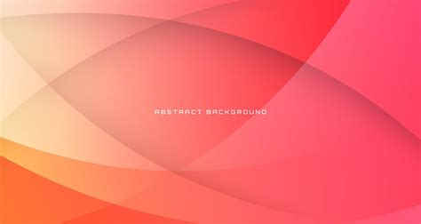 3d Red Orange Geometric Abstract Background Overlap Layer On Bright