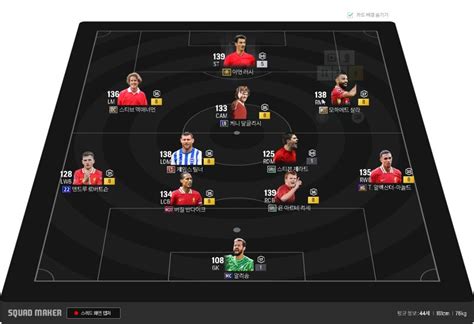 Fc 온라인 인벤 리버풀 280대비 스쿼드 어떤가요 Fc 온라인 인벤 팀전술 평가 상담 게시판